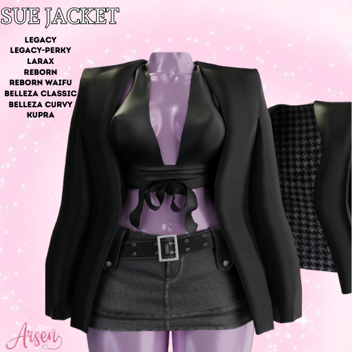 Second Life Marketplace - SUE JACKET DEMO- ARSEN STORE - FULL PERM